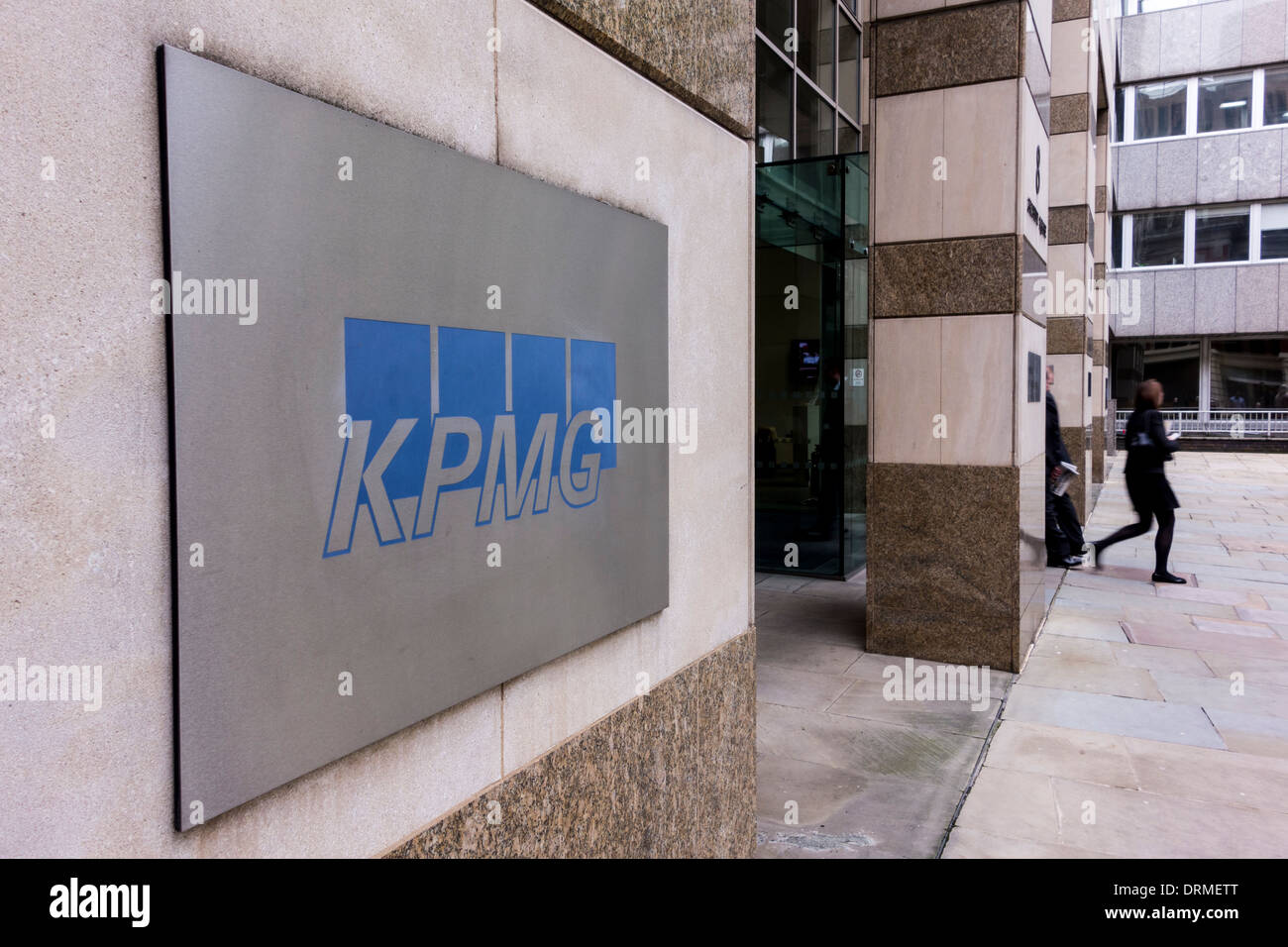KPMG office in Salisbury Square in the the City of London, UK Stock ...