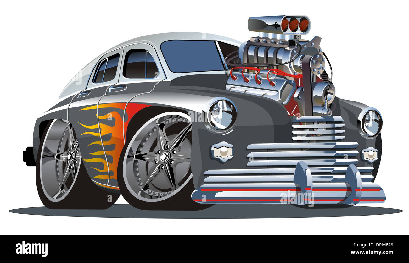Cartoon hotrod hi-res stock photography and images - Alamy