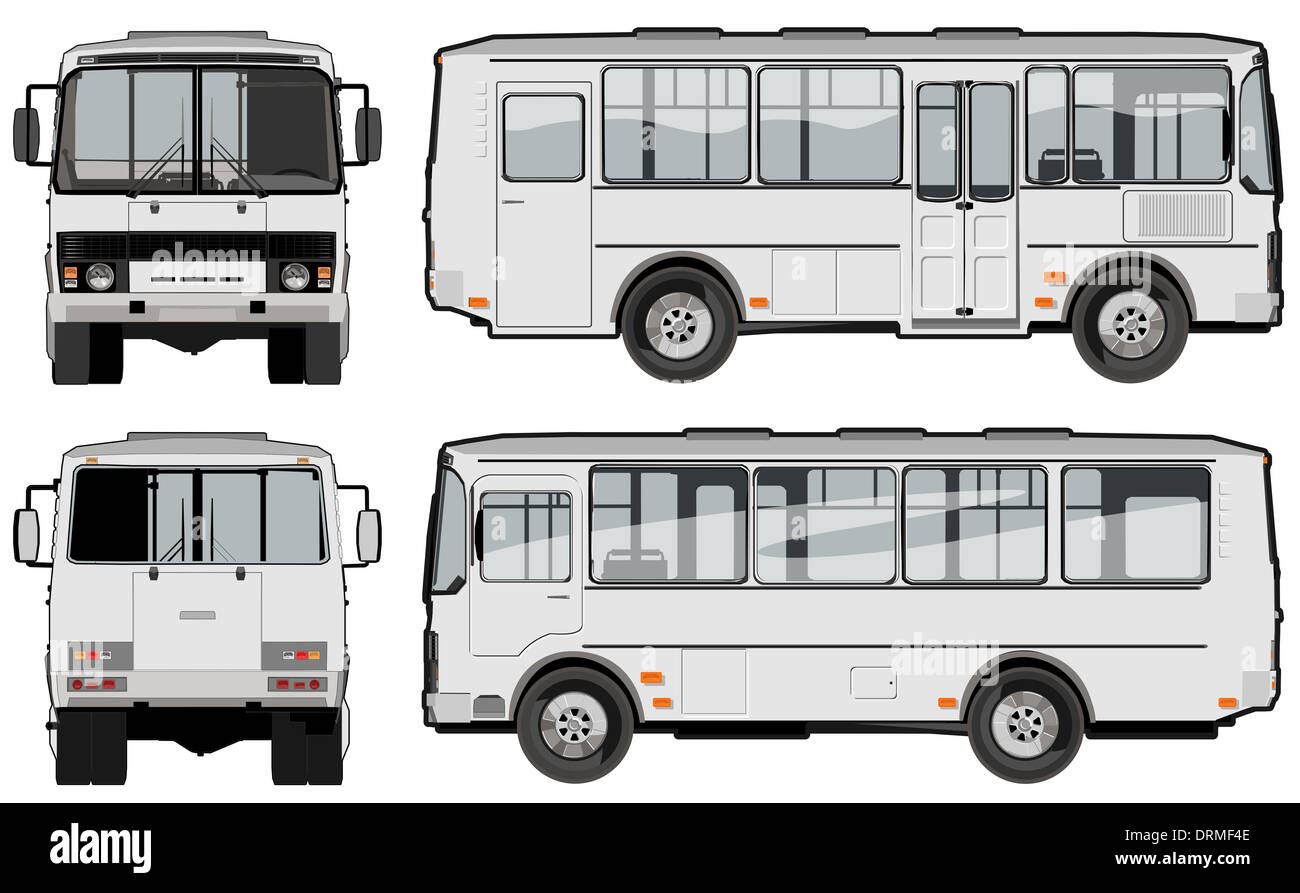 Outline city bus hi-res stock photography and images - Alamy