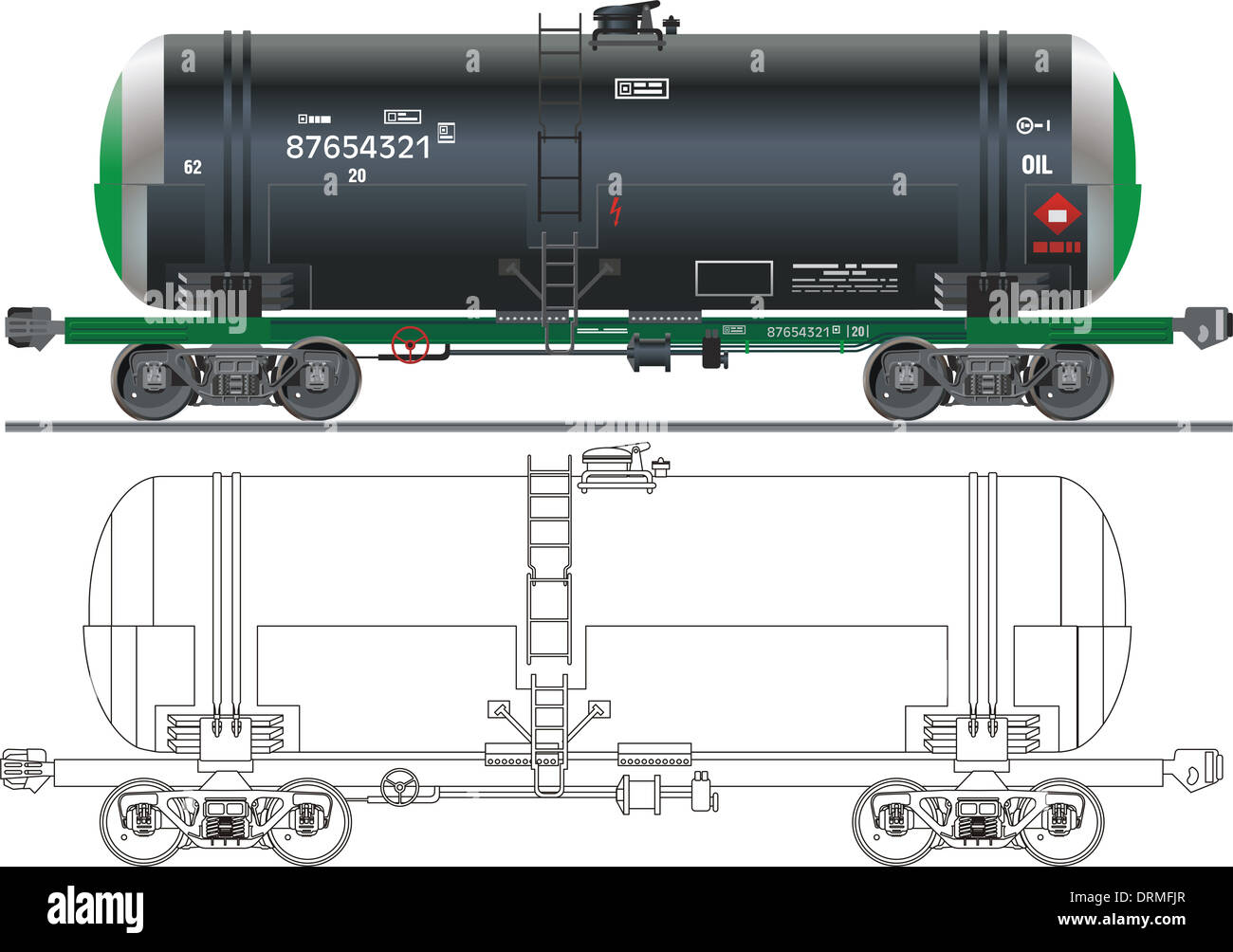 Railroad tank cars hi-res stock photography and images - Alamy