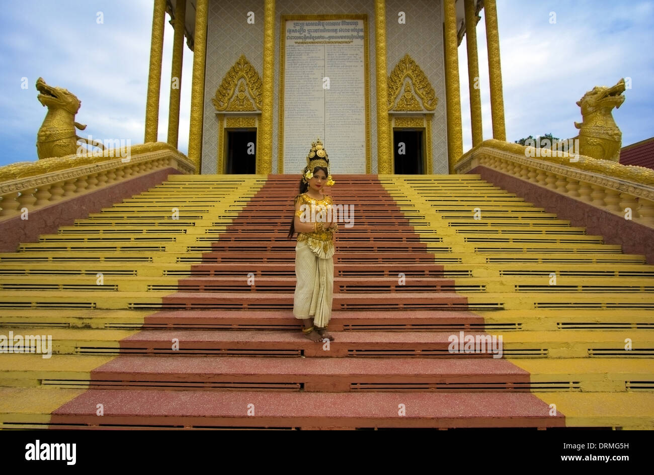 Apsara Dancer beautiful supernatural female in asian mythology Stock ...