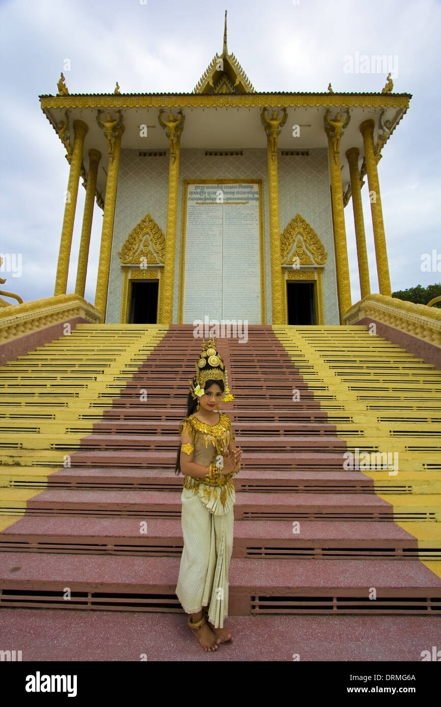 Apsara Dancer beautiful supernatural female in asian mythology Stock ...
