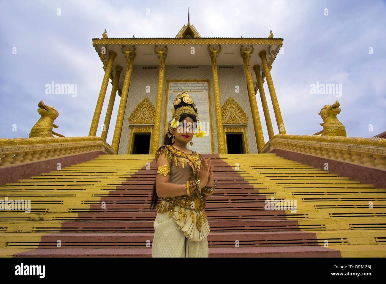 Apsara Dancer beautiful supernatural female in asian mythology Stock ...
