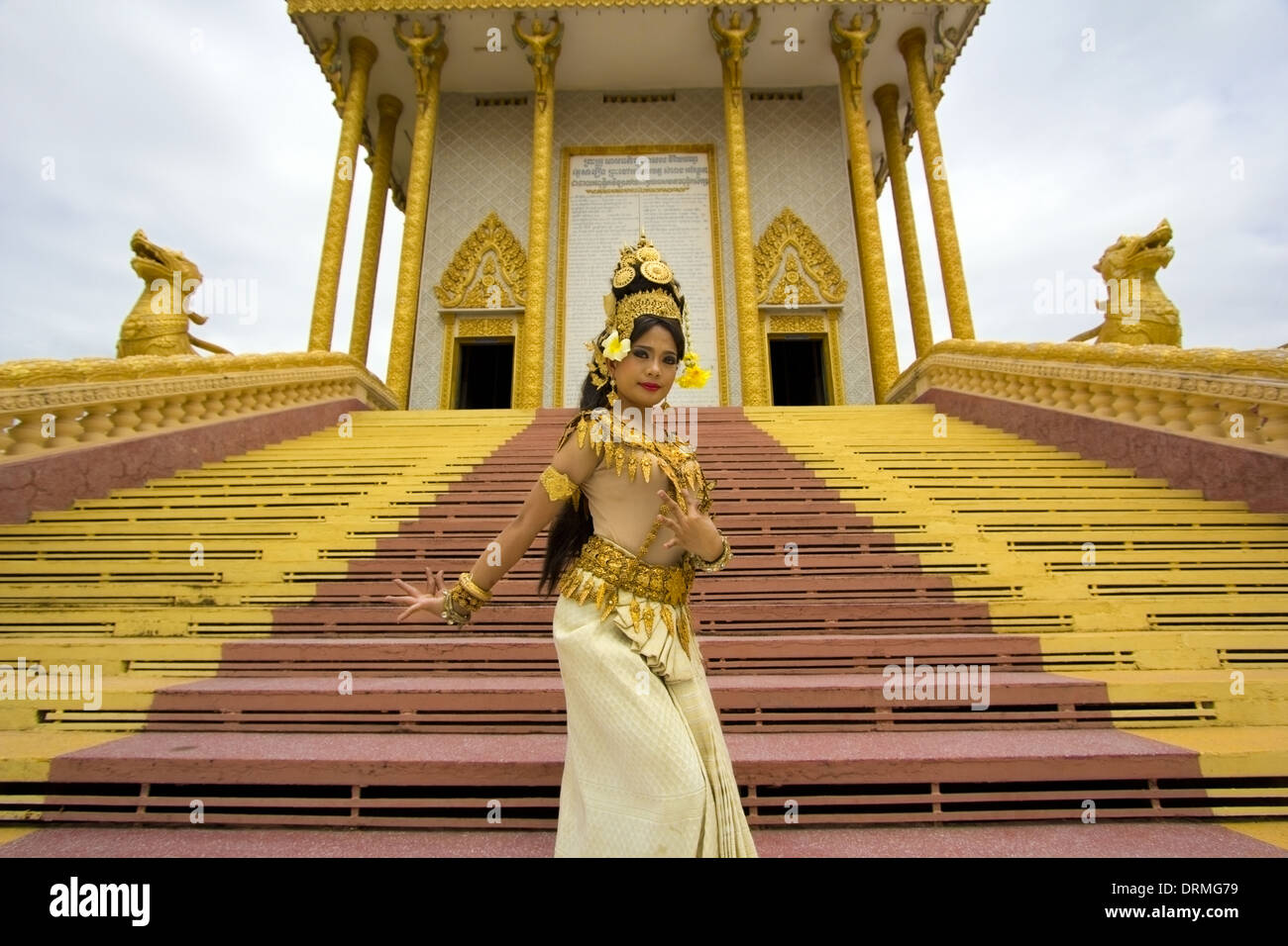 Apsara Dancer beautiful supernatural female in asian mythology Stock ...