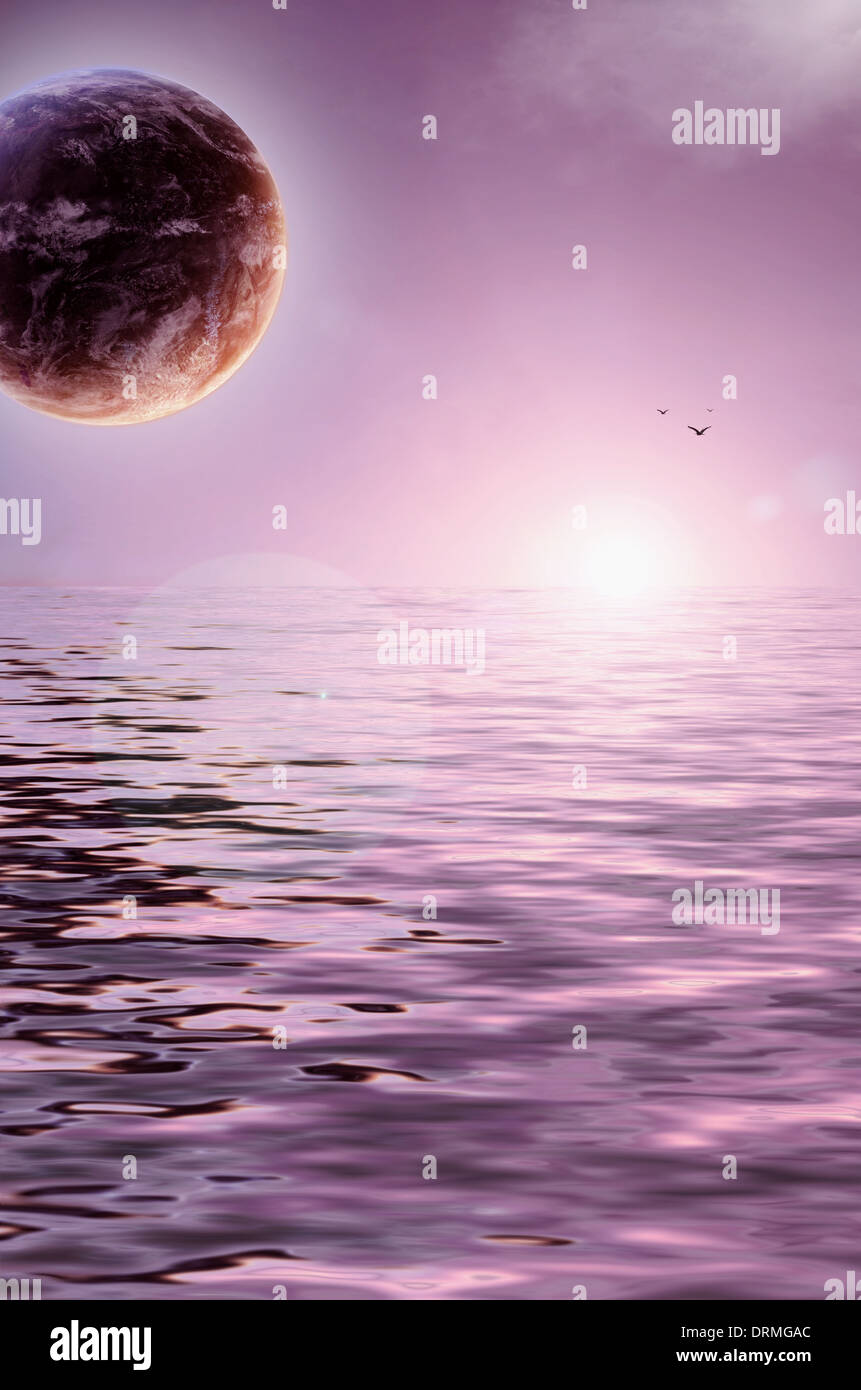 Lilac planet hi-res stock photography and images - Alamy