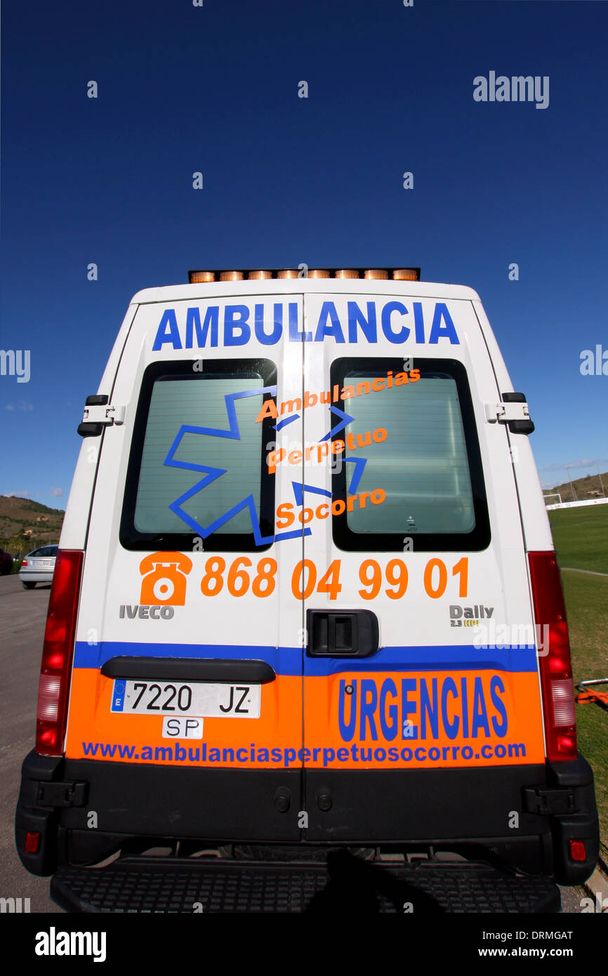 Spain hospital ambulance hi-res stock photography and images - Alamy