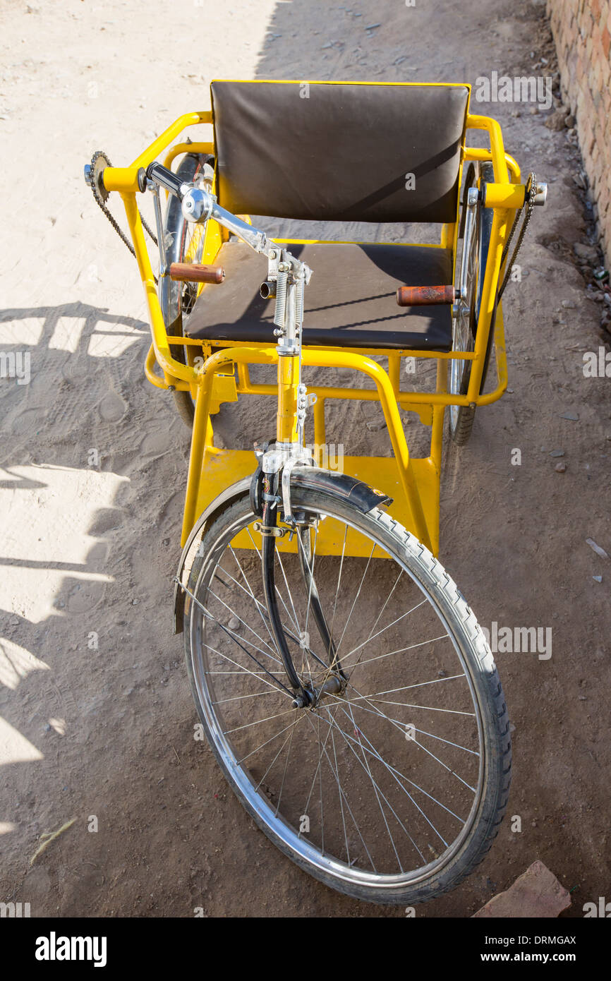 A disability bike at the Barefoot College in Tilonia, Rajasthan, India ...