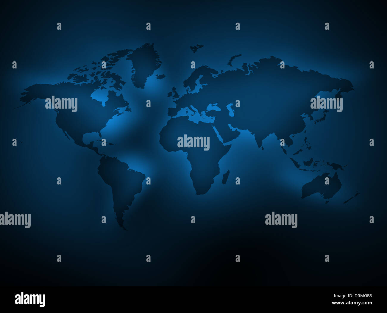 Blue map hi-res stock photography and images - Alamy