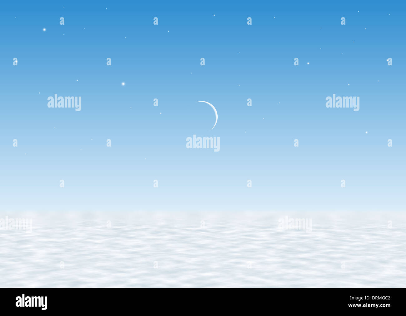 Blue background with moon Stock Photo - Alamy