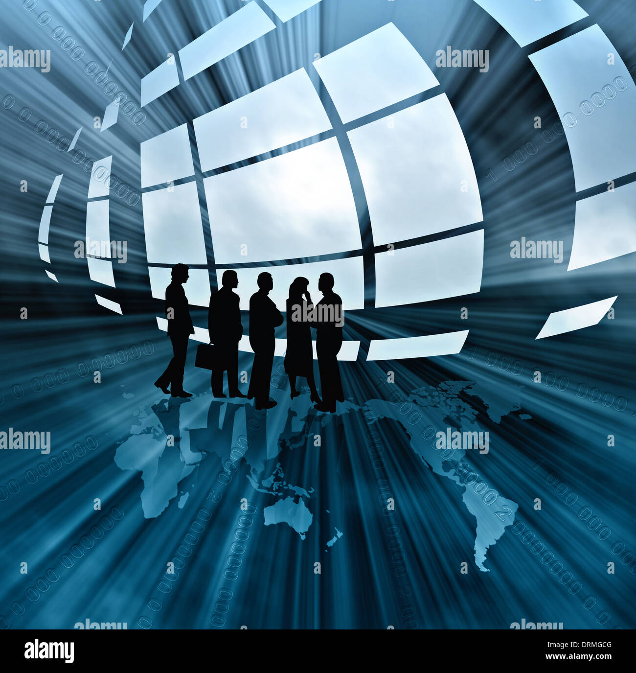 abstract business illustration Stock Photo - Alamy