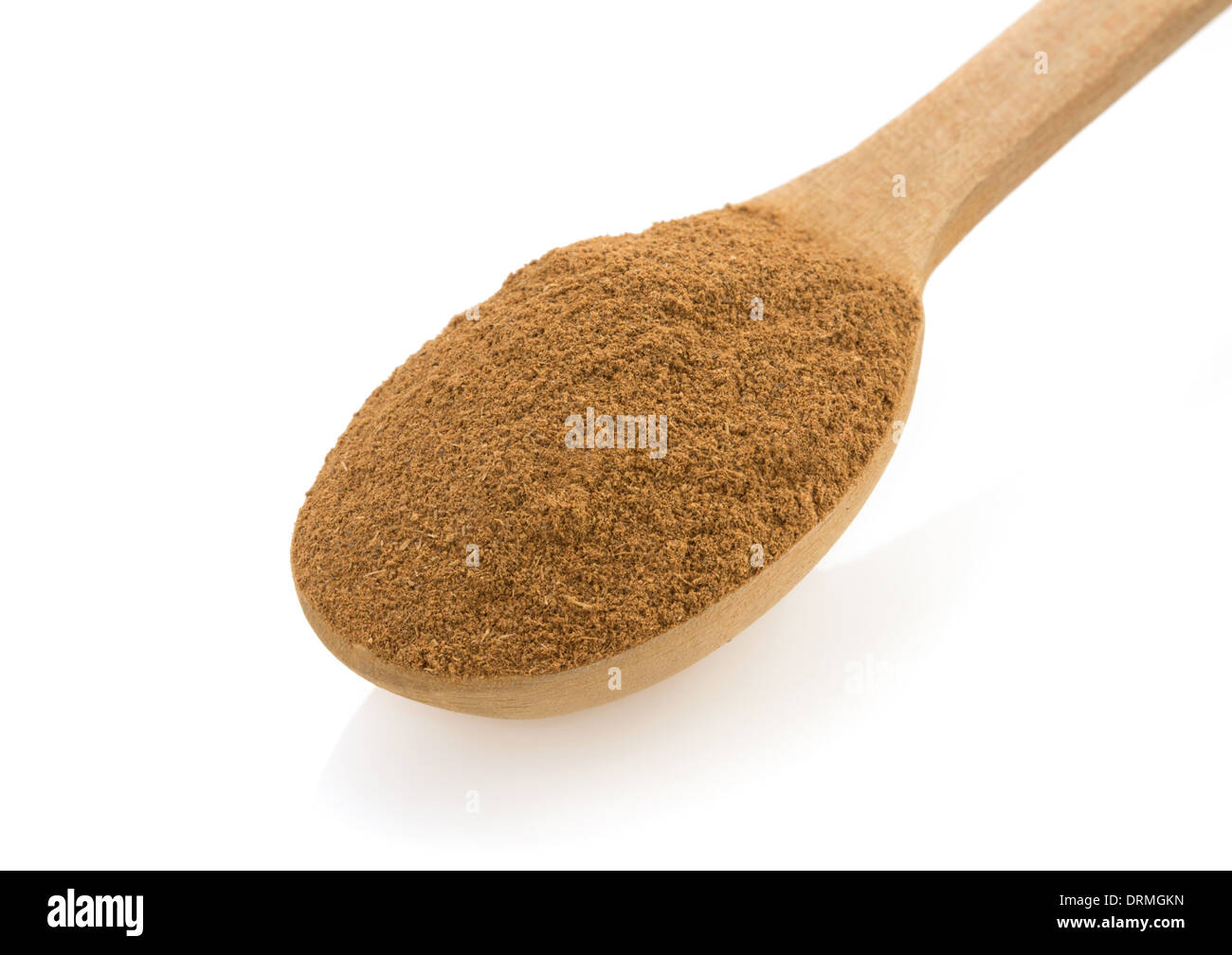 cinnamon in spoon isolated on white background Stock Photo - Alamy
