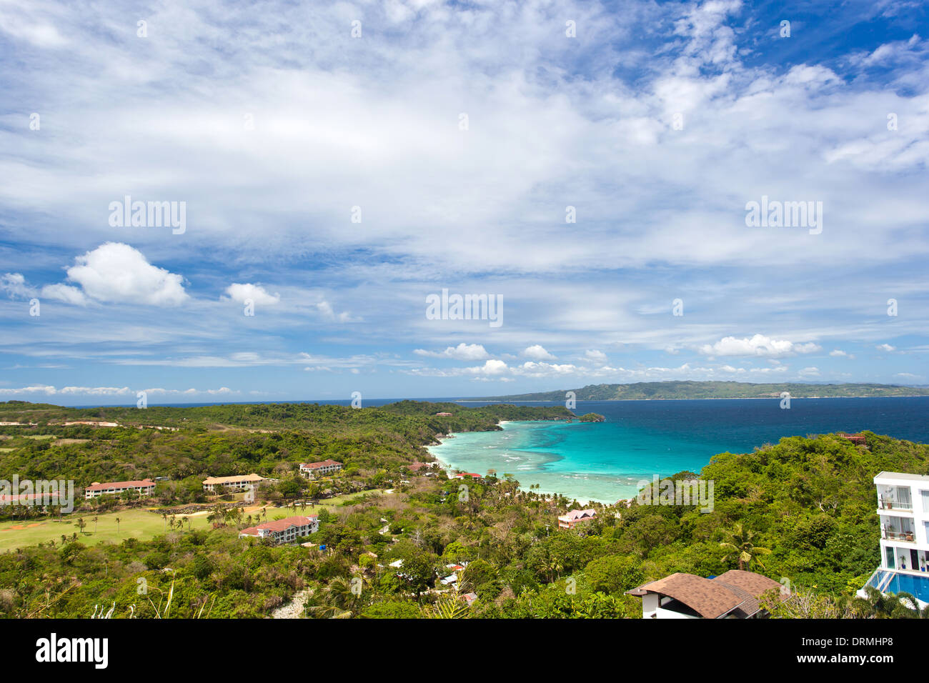 View point on island Boracay, Philippines Stock Photo - Alamy