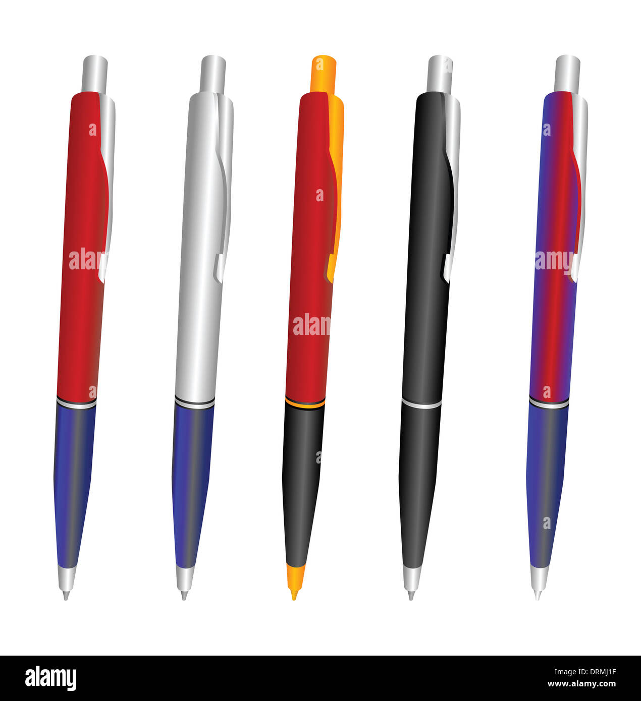 set of pens Stock Photo - Alamy