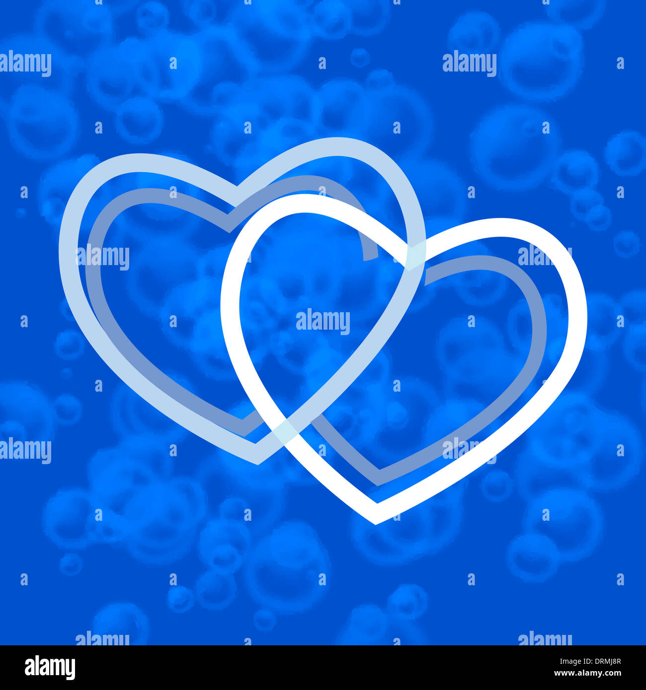 Blue hearts hi-res stock photography and images - Alamy