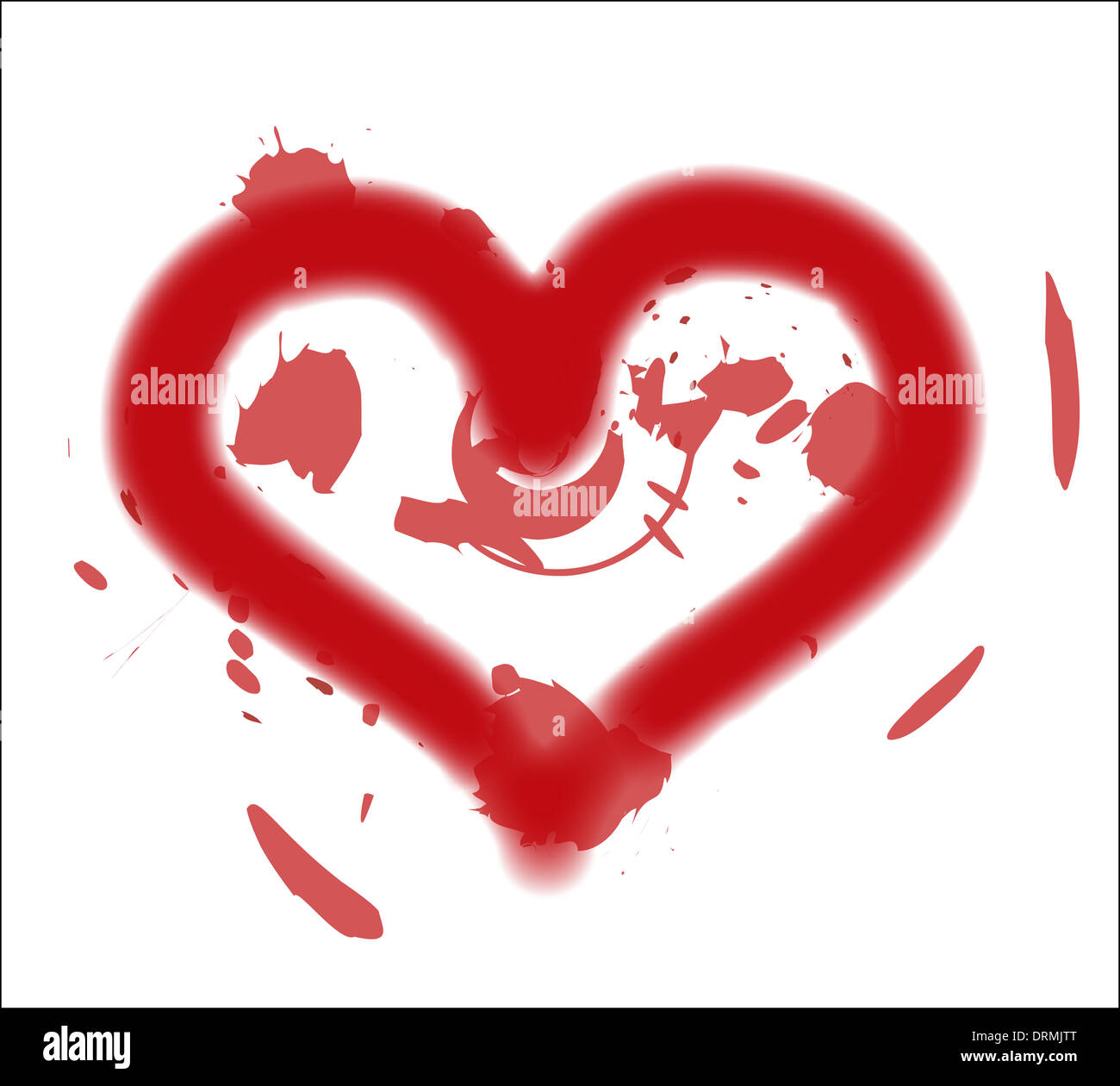 Heart drown hi-res stock photography and images - Alamy