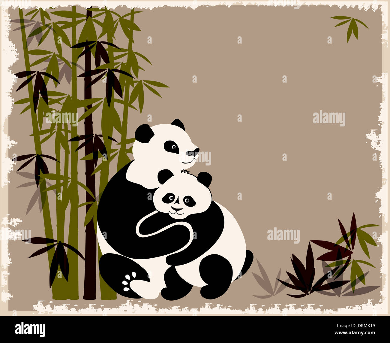 Chinese mother and baby giant panda hi-res stock photography and images ...