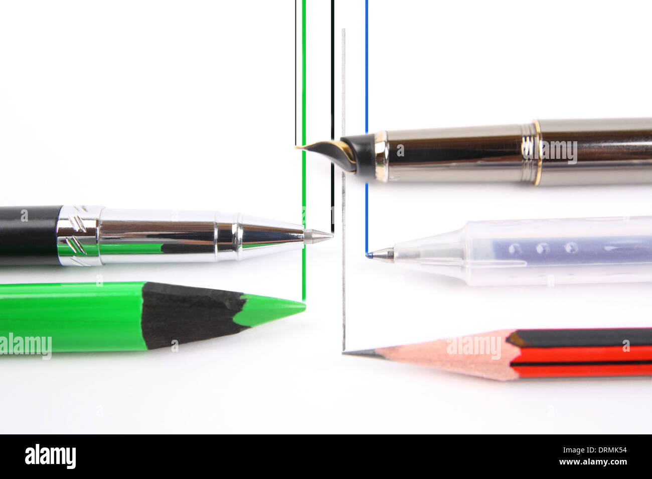 Green pen writing hi-res stock photography and images - Alamy