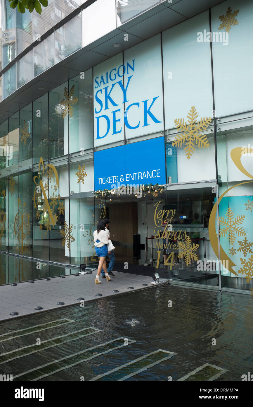 Saigon Sky Deck Entrance Bitexco tower Ho Chi Minh City Stock Photo - Alamy