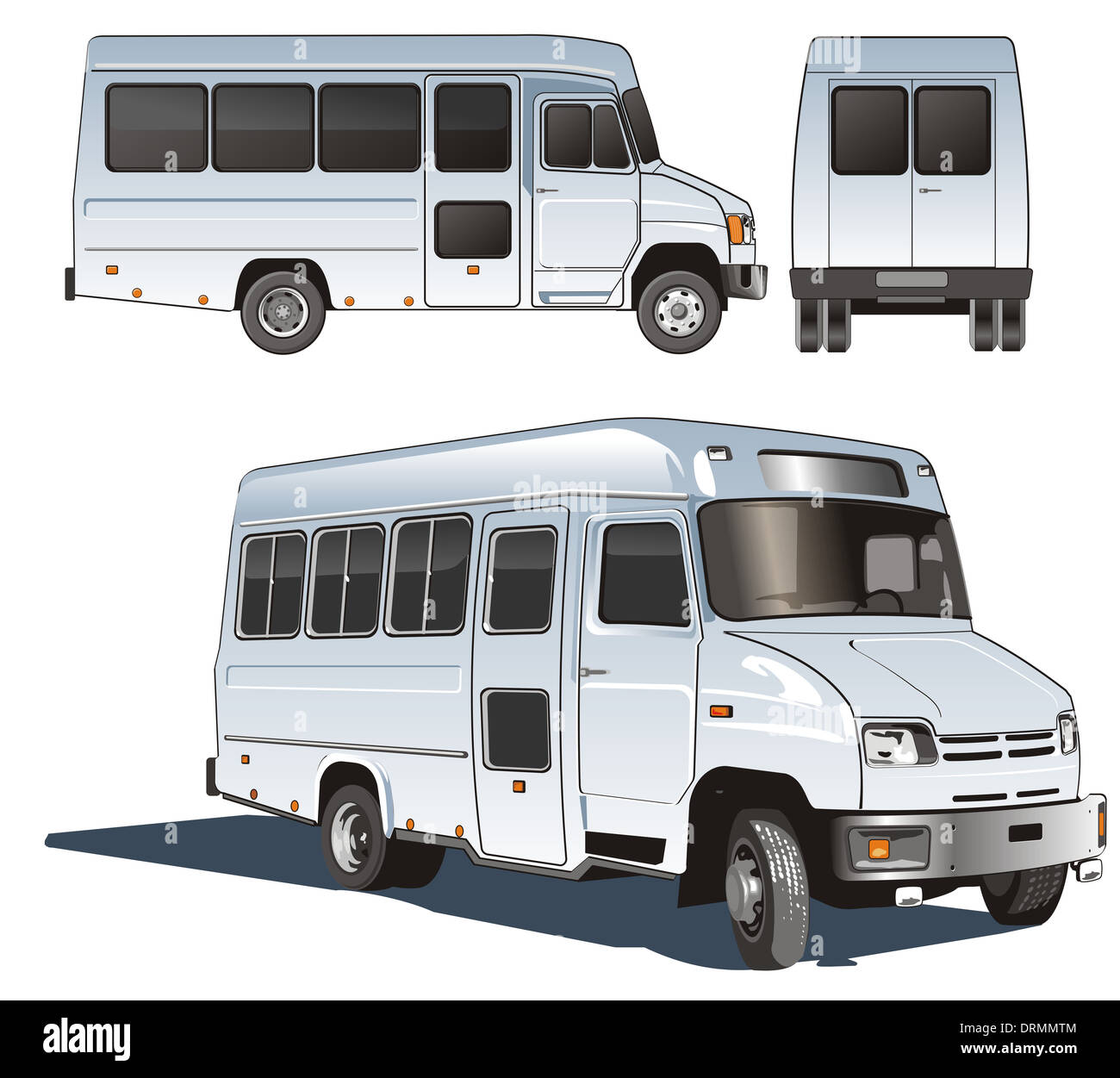 Bus Cut Out Stock Images & Pictures - Alamy