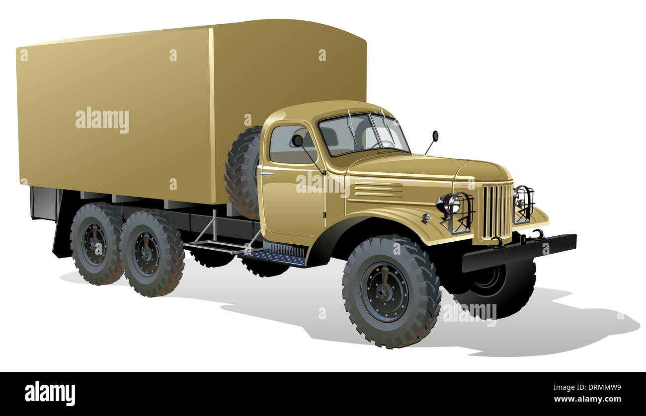 Retro truck hi-res stock photography and images - Alamy