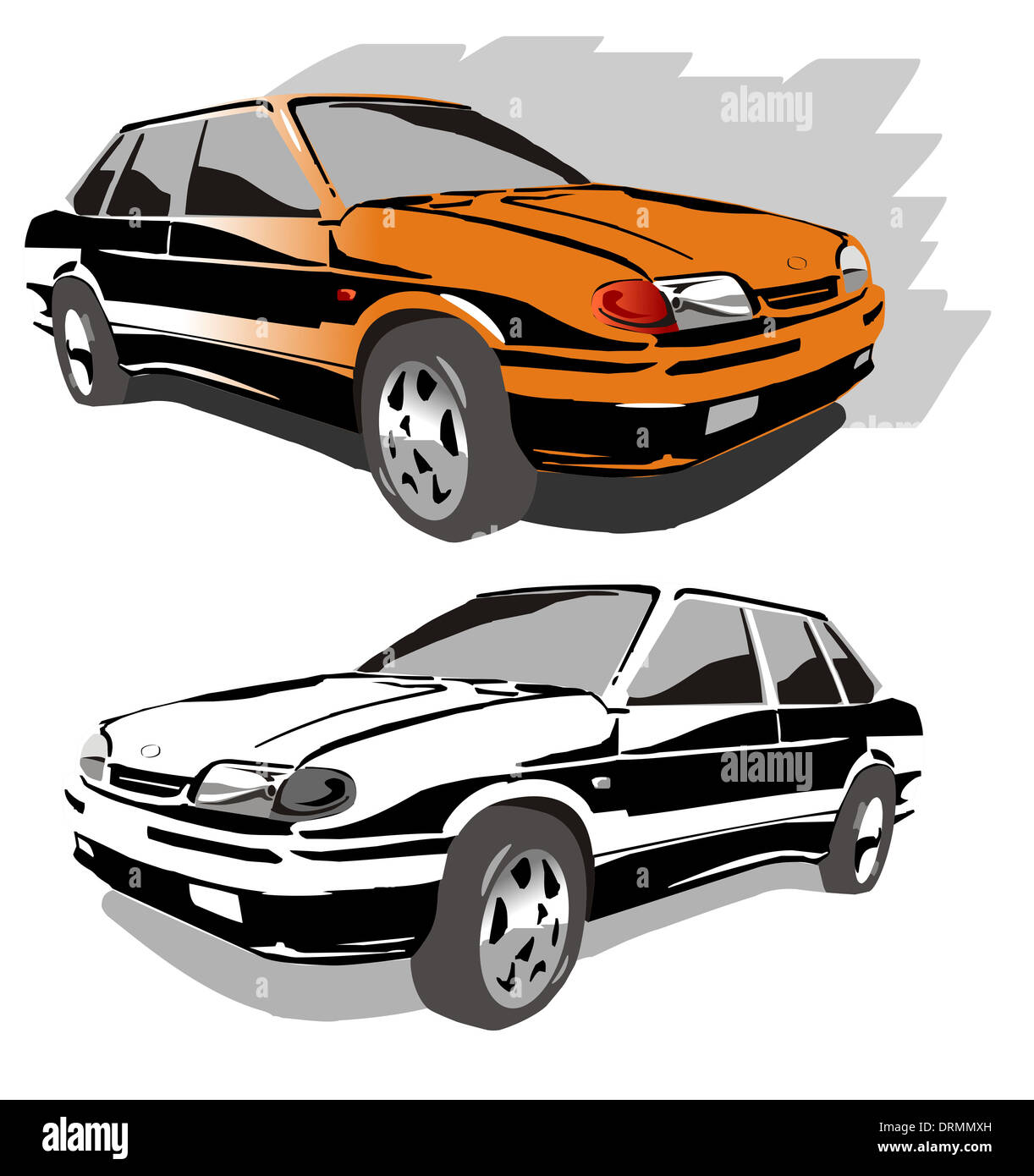 modern cars set Stock Photo - Alamy