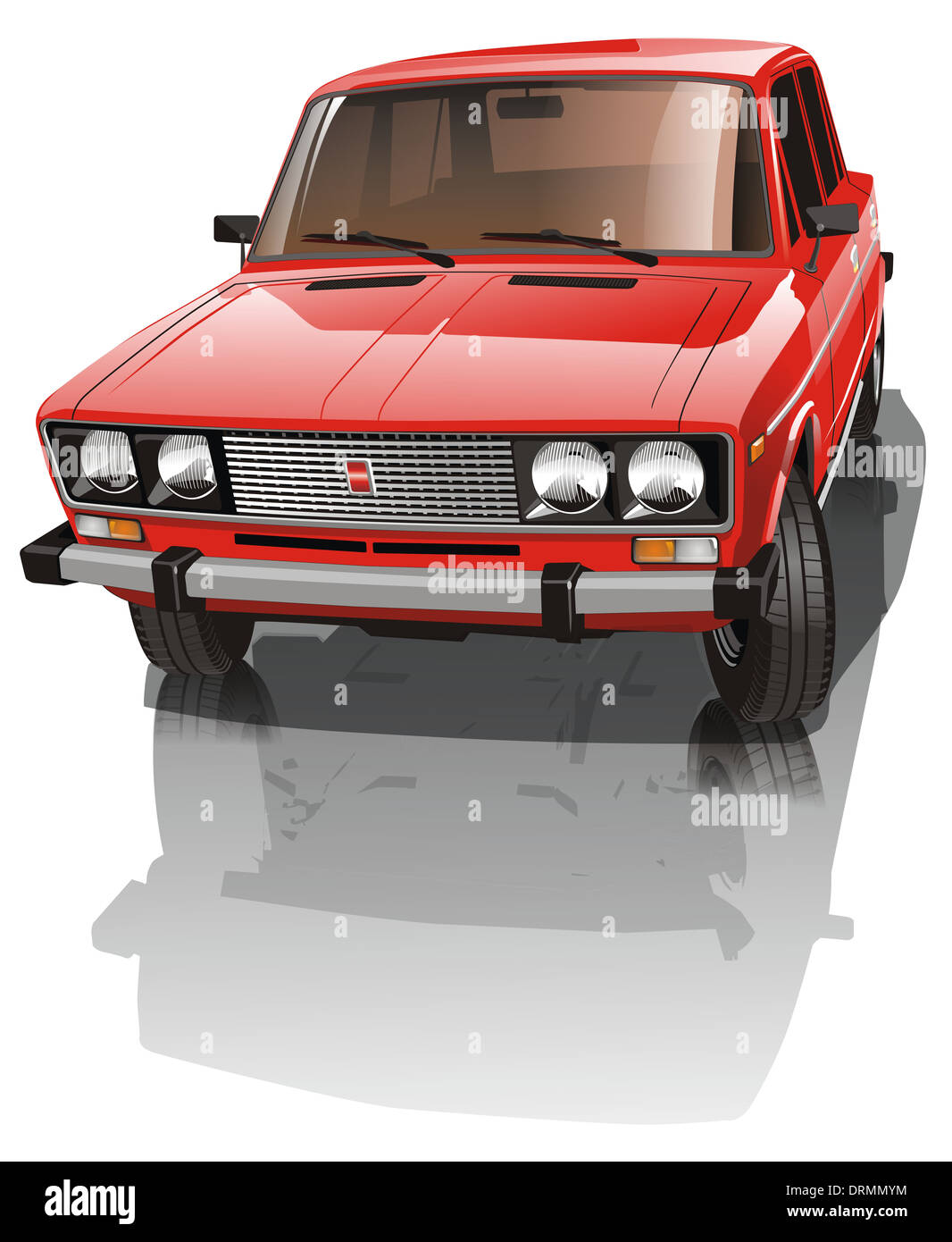 Red car clipart hi-res stock photography and images - Alamy