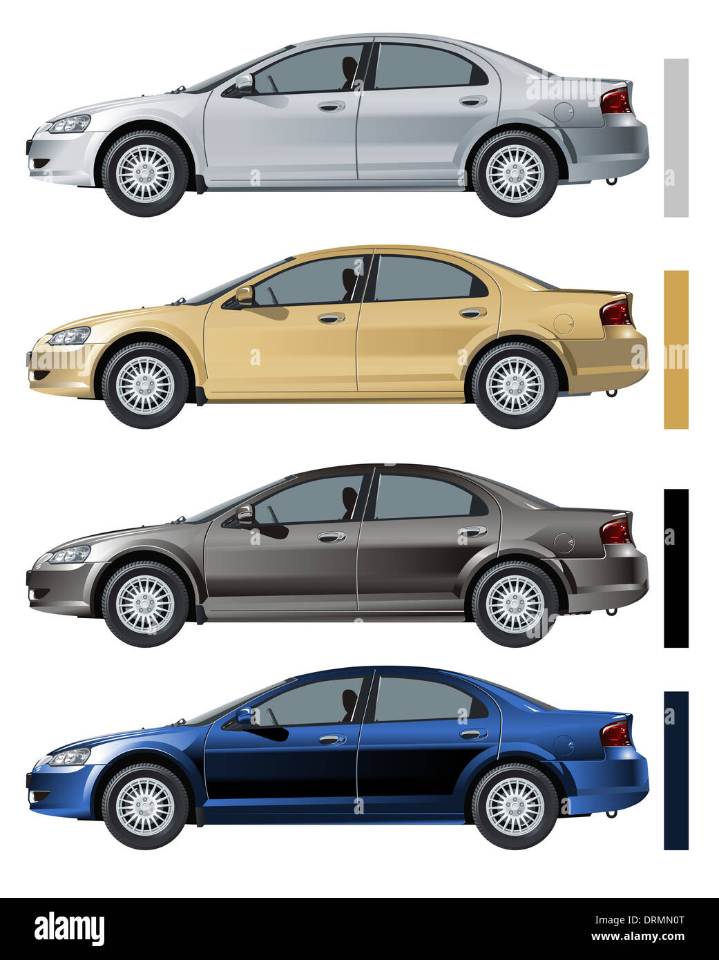 modern cars set Stock Photo - Alamy