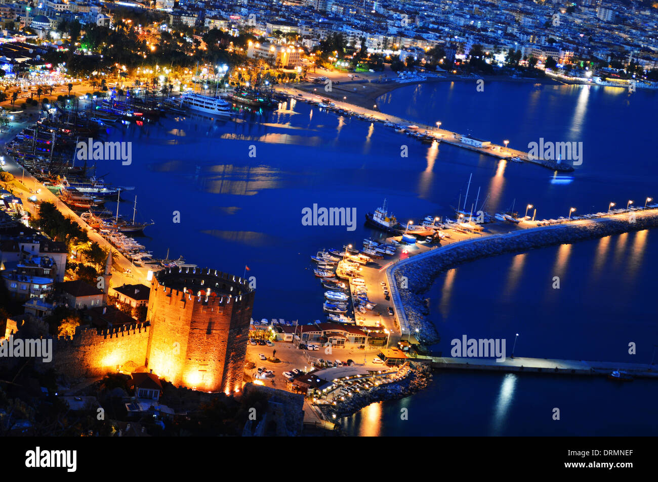 Alanya By Night High Resolution Stock Photography and Images - Alamy