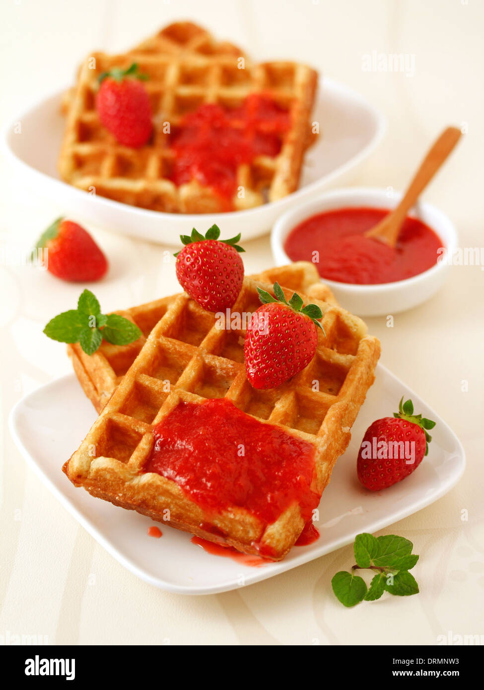 Pies with homemade jam and fruits hi-res stock photography and images ...