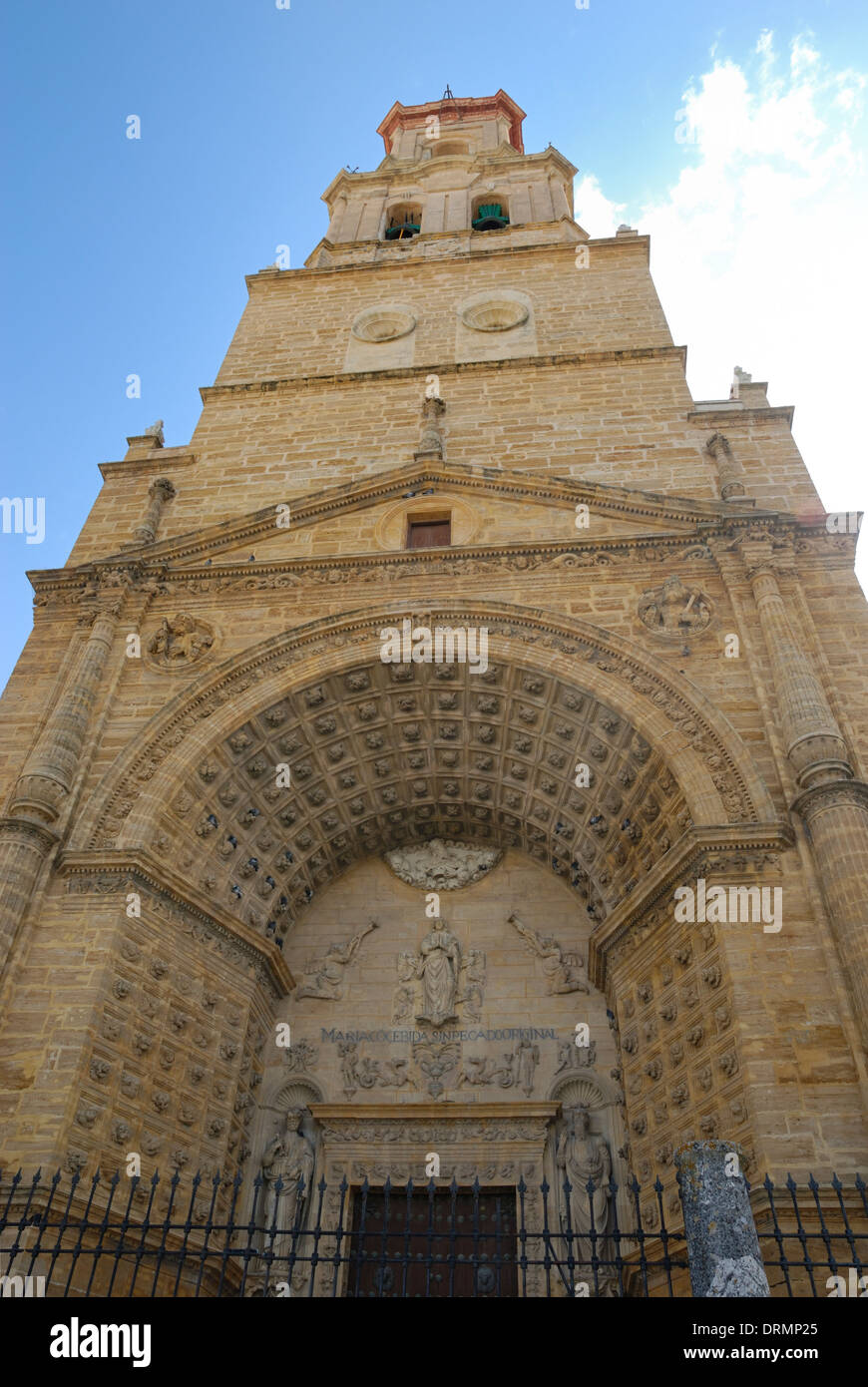 Church in Utrera, a town of the province of Seville, Andalusia, Spain ...