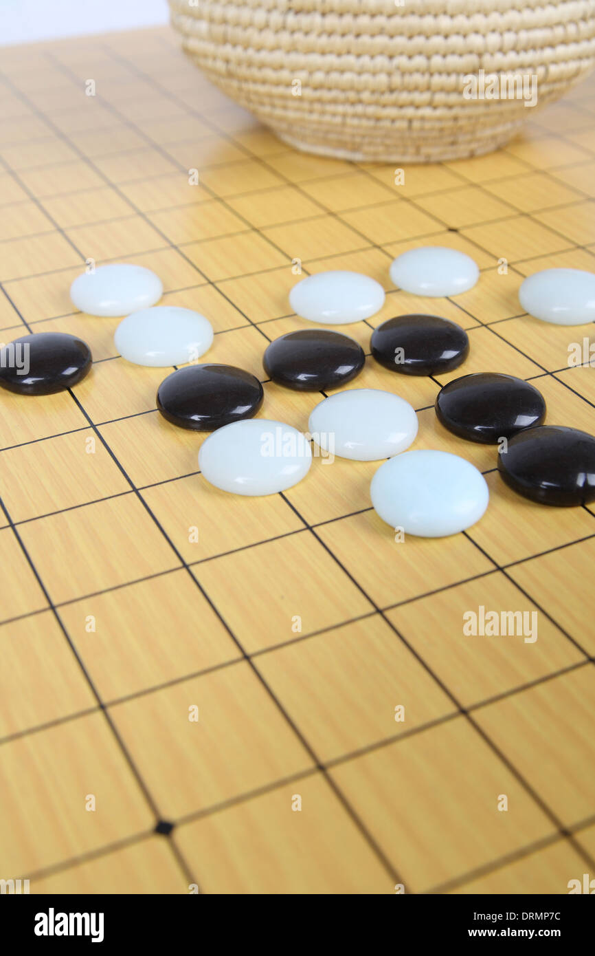 go game in play Stock Photo - Alamy