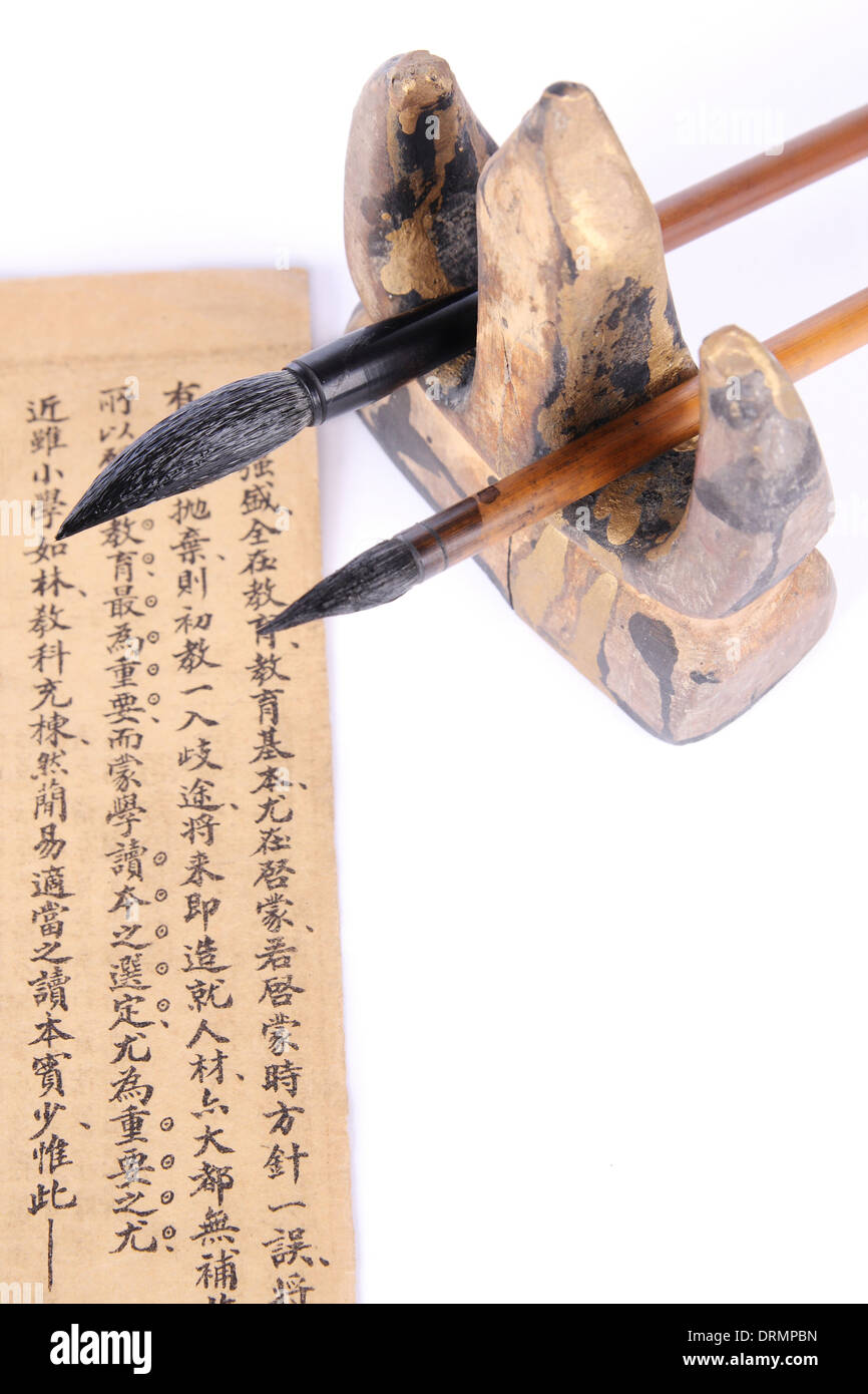 Writing brush hi-res stock photography and images - Alamy