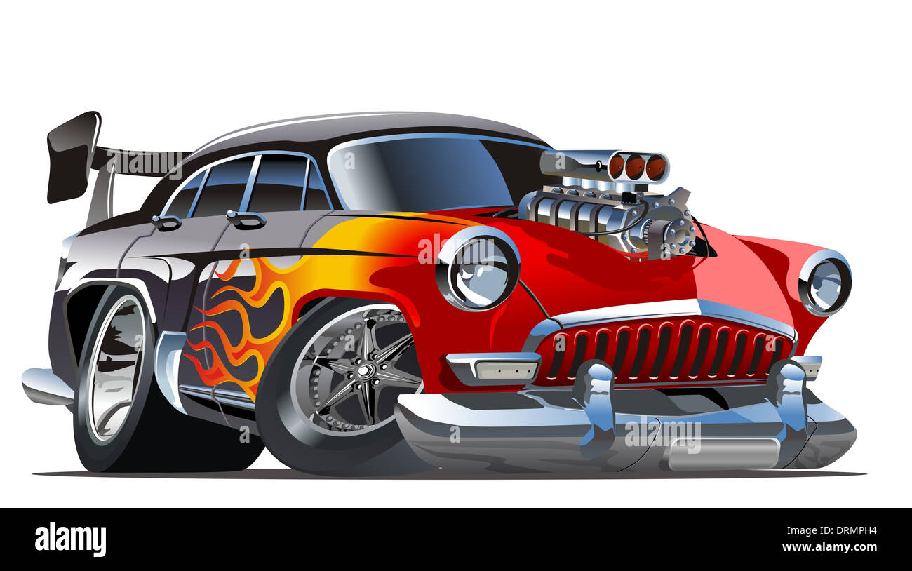 Cartoon hotrod hi-res stock photography and images - Alamy