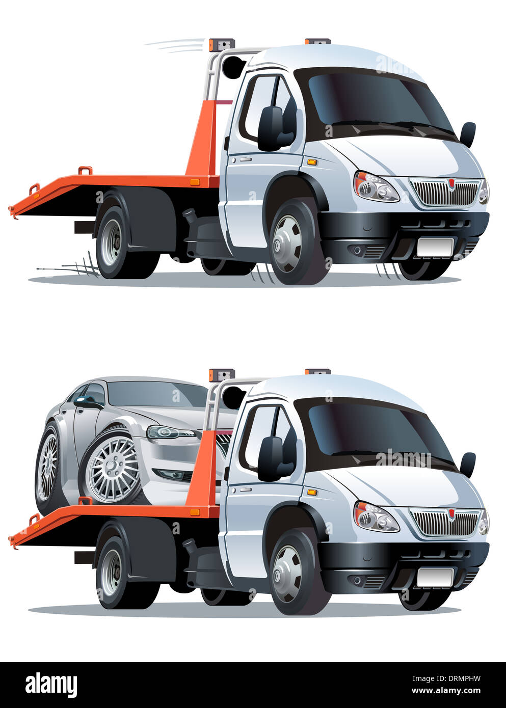 Cartoon tow truck hi-res stock photography and images - Alamy