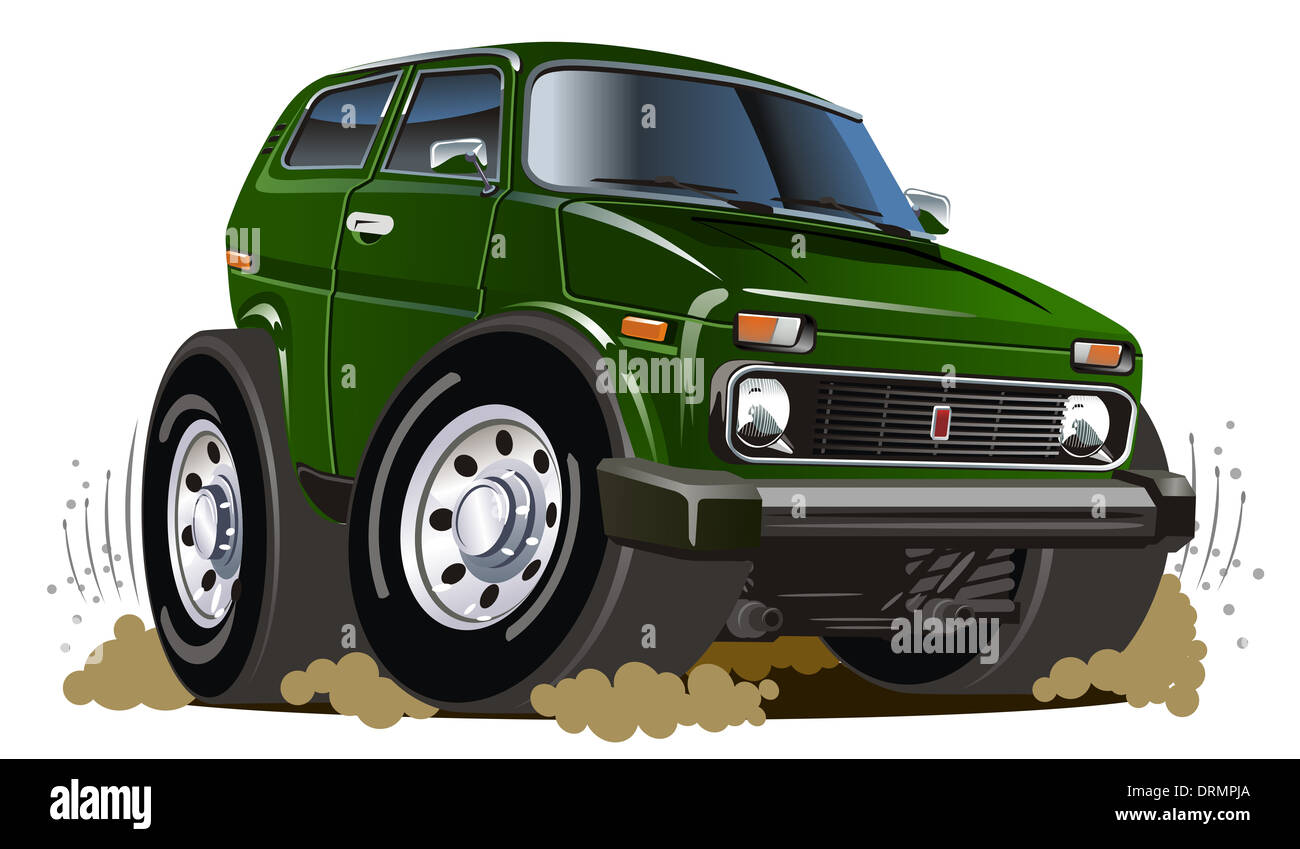 Cartoon jeep hi-res stock photography and images - Alamy