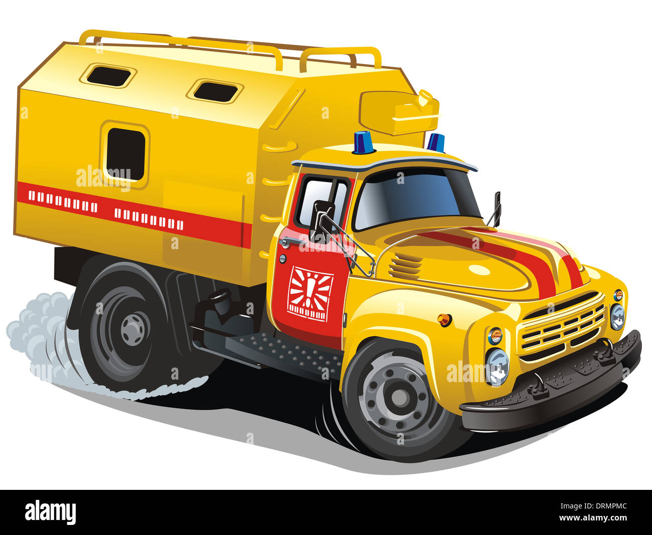 cartoon service truck Stock Photo - Alamy