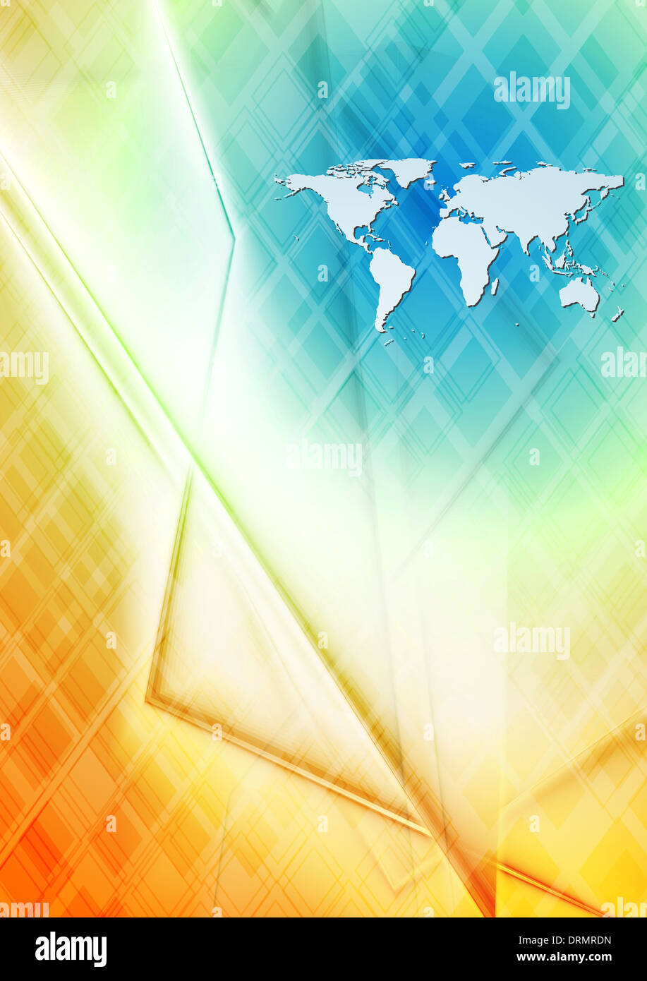 Concept technology world map background Stock Photo - Alamy