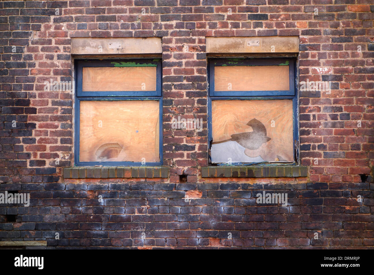 Broken Windows in a Factory, UK Stock Photo - Alamy