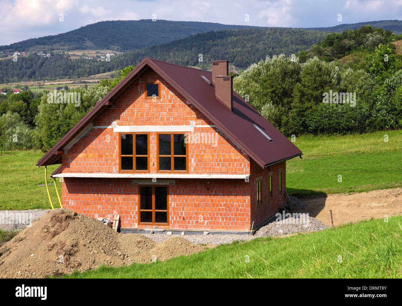 Building a house Stock Photo - Alamy