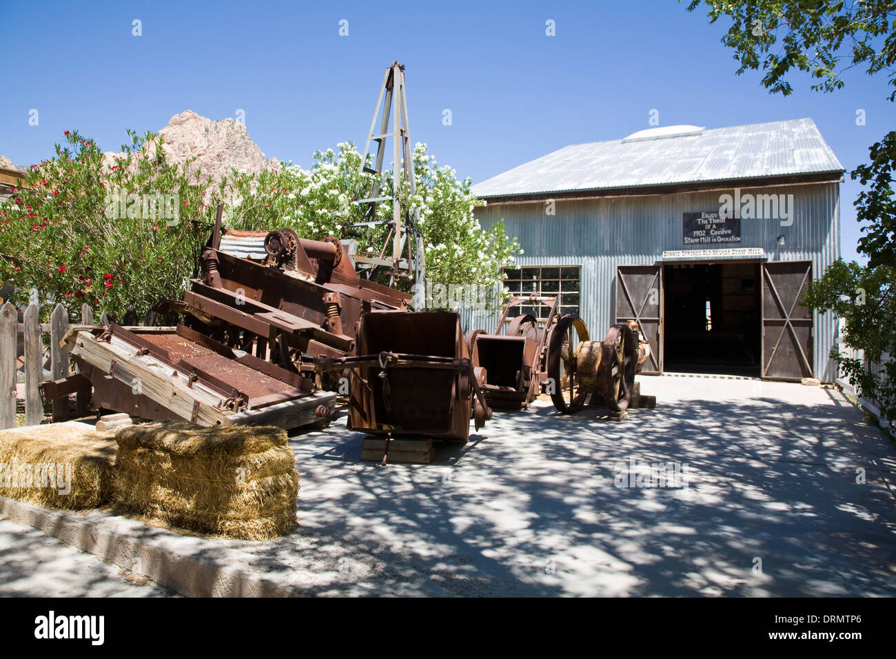 Stamp Mill Bonnie Springs Ranch Old Western Replica Town Nevada USA ...