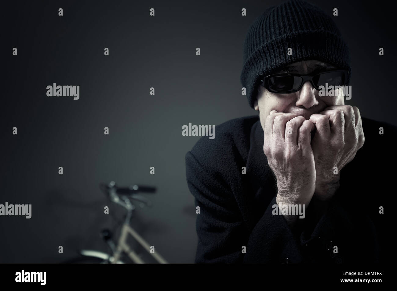 Stressed and confused man Stock Photo - Alamy