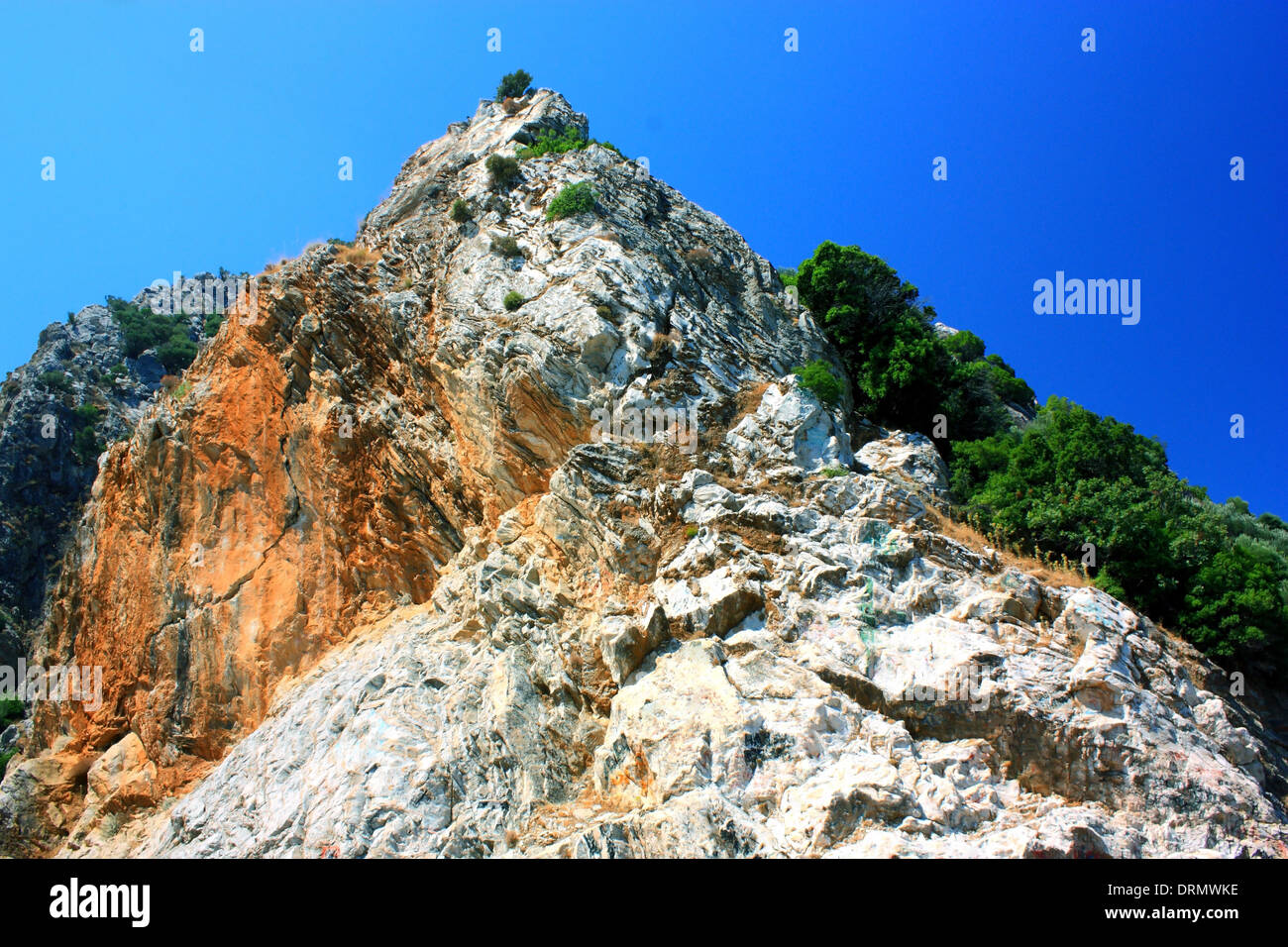 a view of a mountain peak in Turkey Stock Photo - Alamy