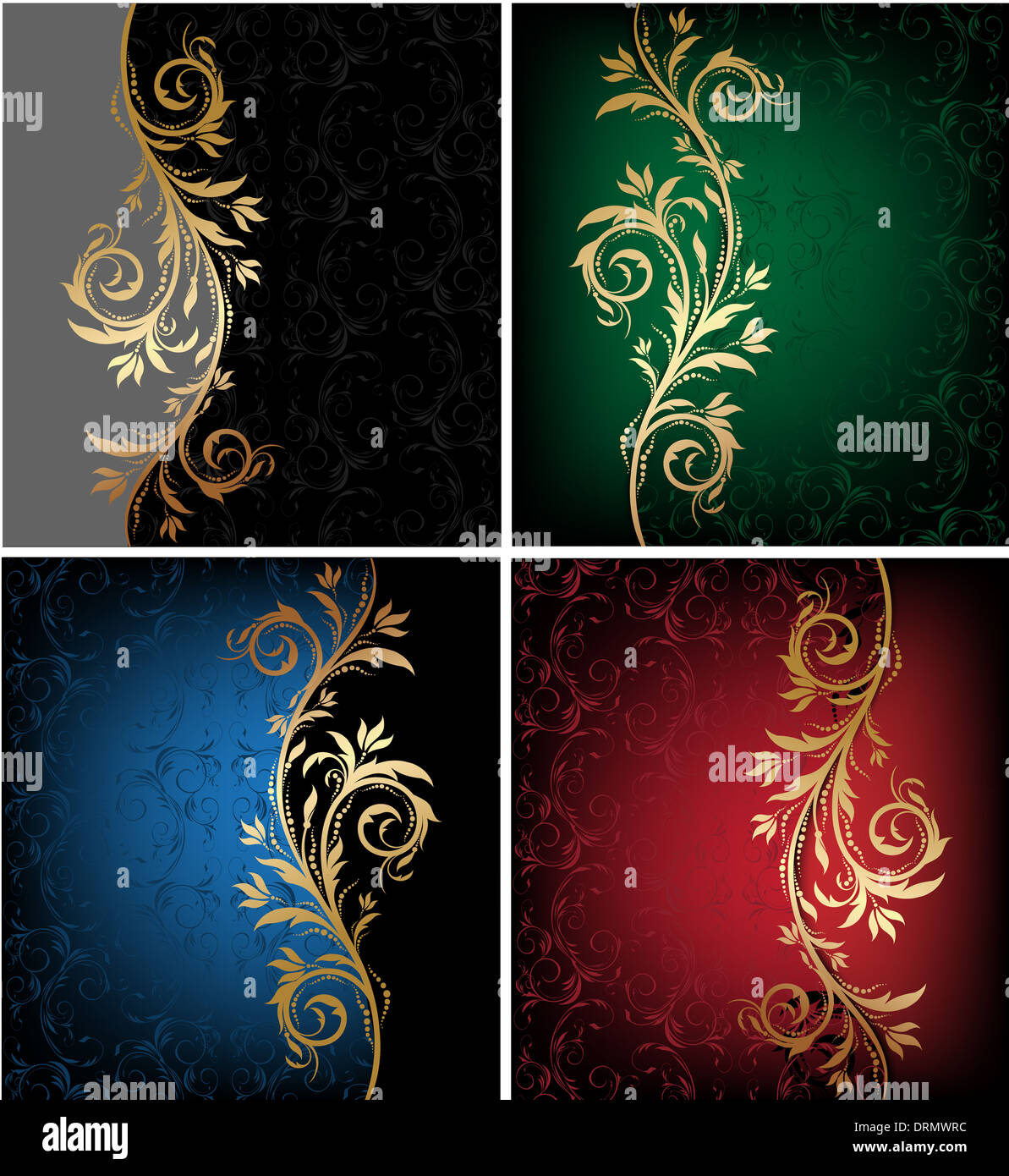 Mix of floral elements hi-res stock photography and images - Alamy