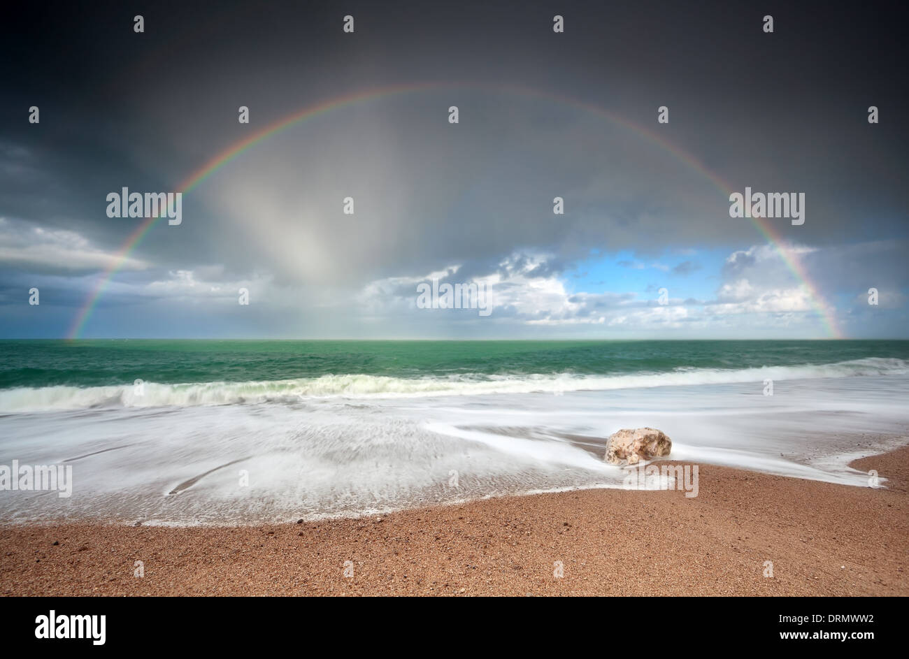 Beautiful rainbow ocean waves hi-res stock photography and images - Alamy