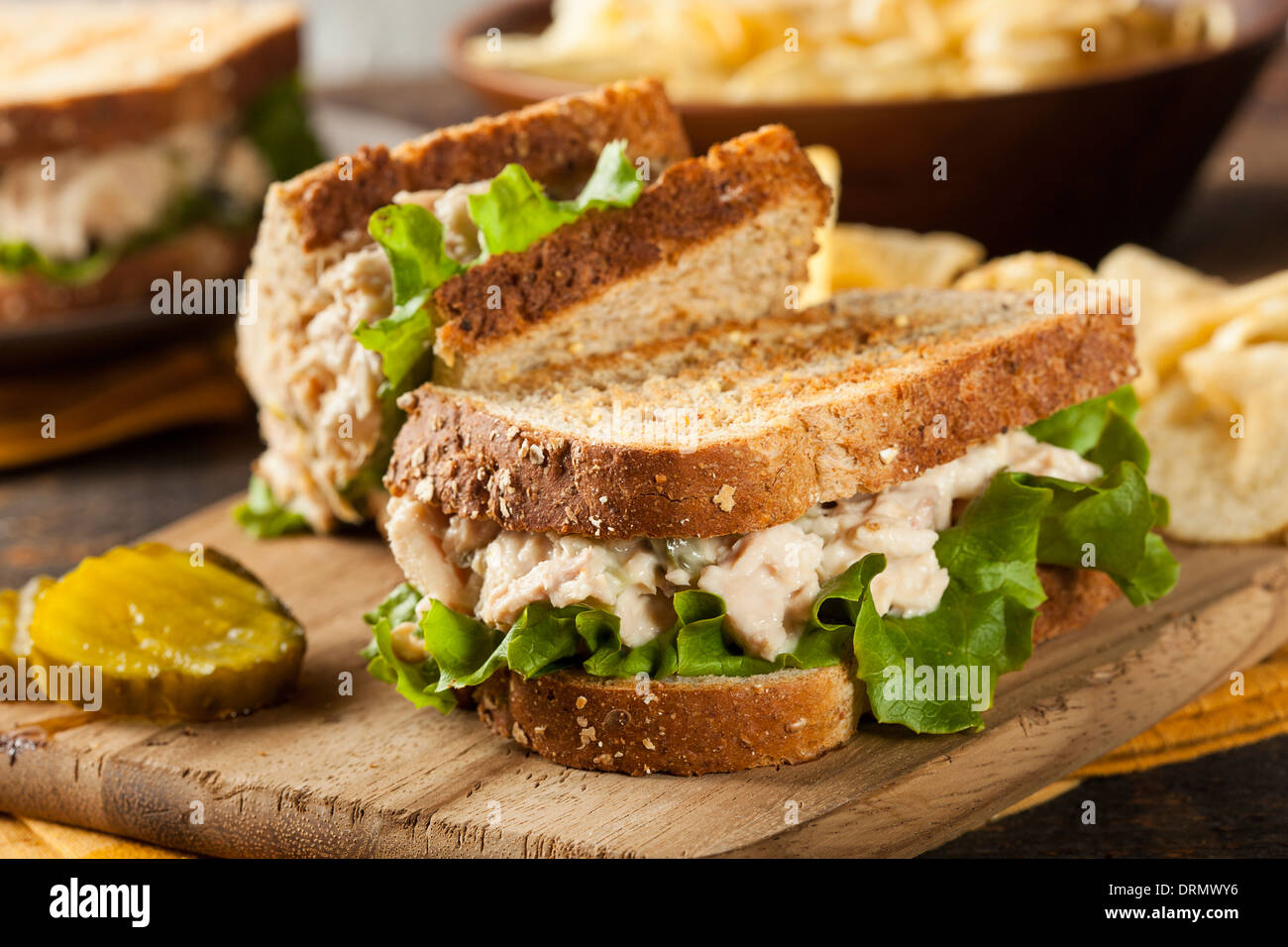 Tuna Sandwich Chips High Resolution Stock Photography and Images - Alamy