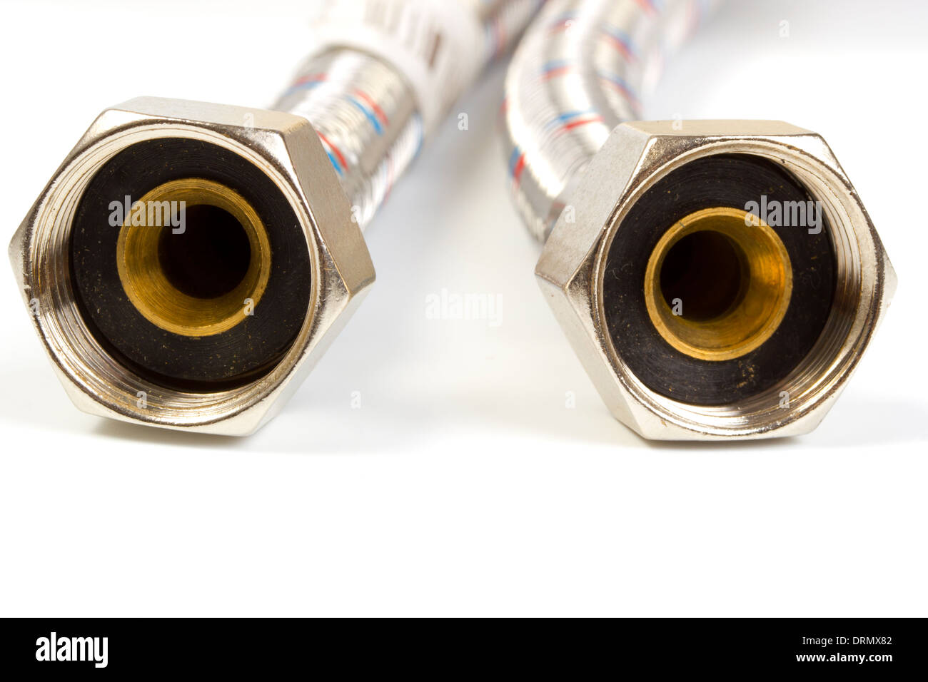 The hose close-up isolated on white background Stock Photo - Alamy
