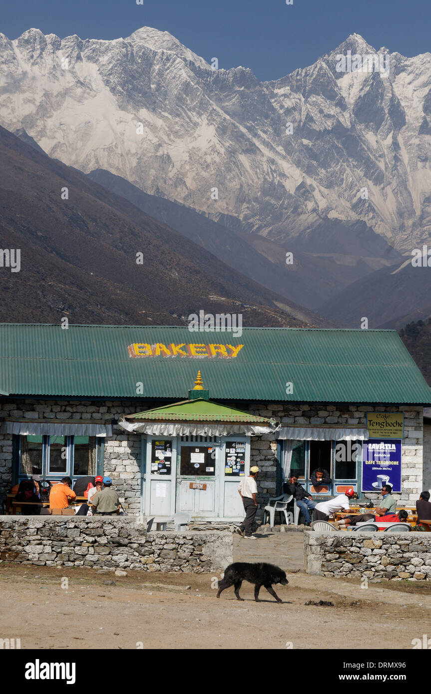 Tengboche (Thyangboche) on the everest base camp trek with the Everest ...