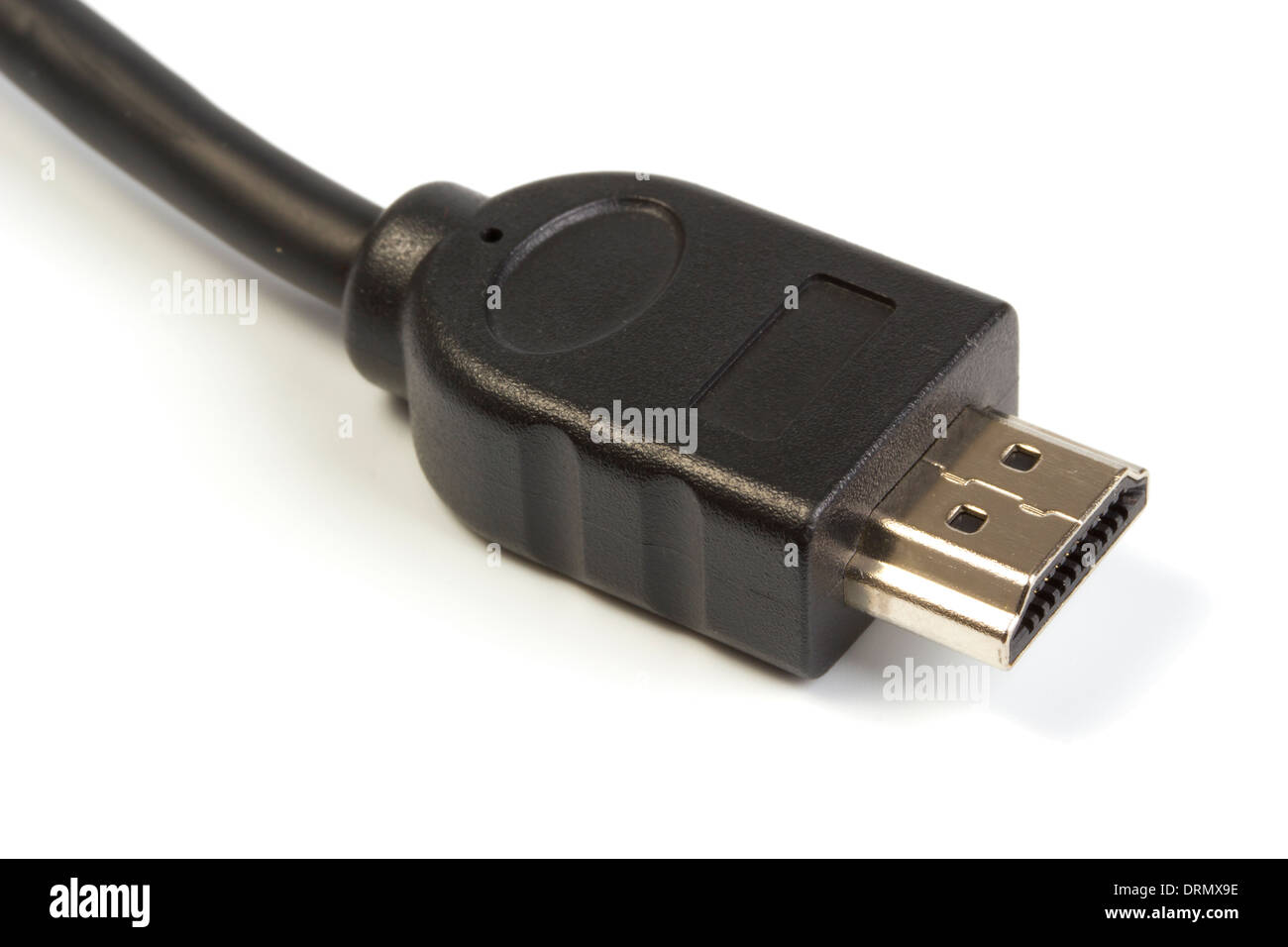 HDMI cable close-up isolated on white background Stock Photo - Alamy