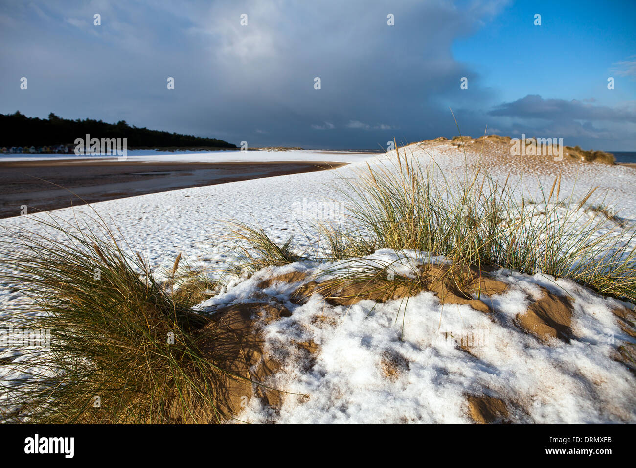 Snow covered Dunes Stock Photo - Alamy