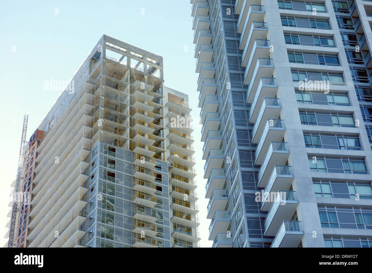 Modern condo buildings in Downtown Toronto, Canada Stock Photo - Alamy